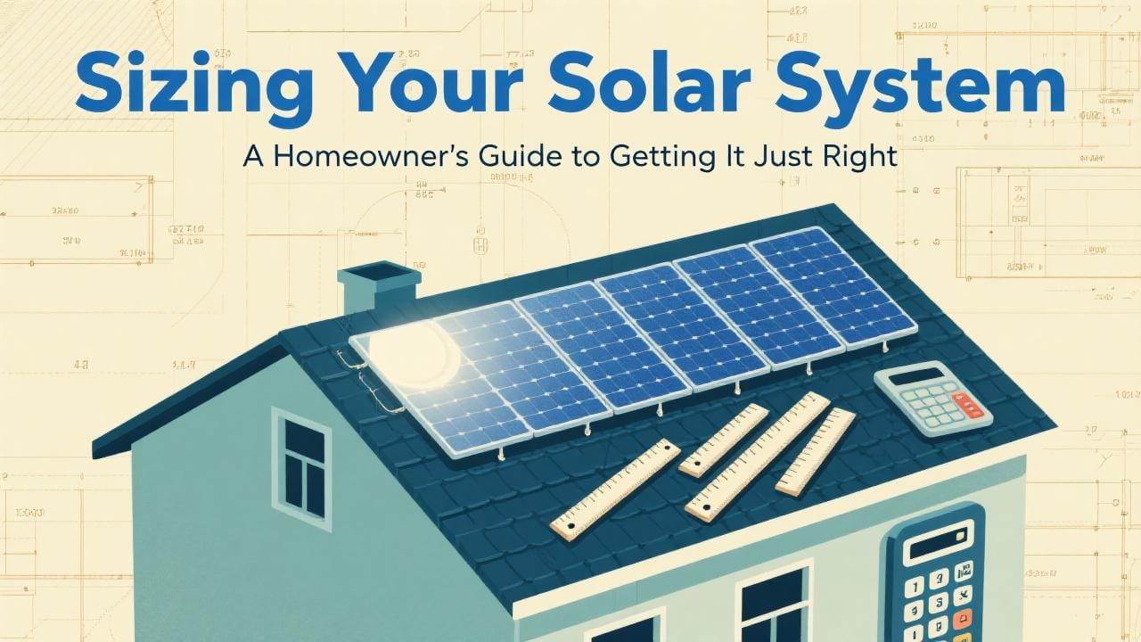 Sizing Your Solar System: A Homeowner's Guide to Getting It Just Right ...