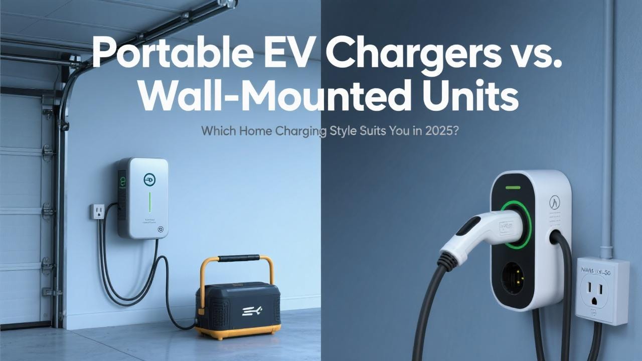 Portable EV Chargers vs. Wall-Mounted Units: Which Home Charging Style ...